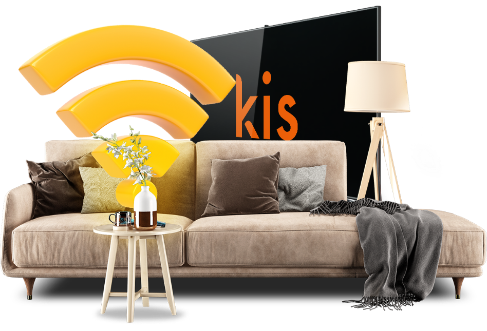 Šviesolaidinis internetas, televizija | KIS